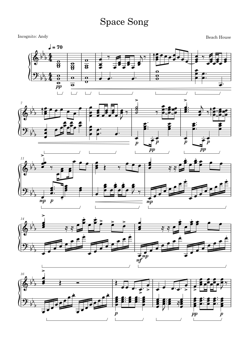 Space song – Beach House Space Song - Beach House (Incognito Andy ...