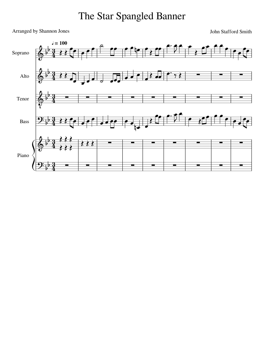 shan Sheet music for Piano, Soprano, Alto, Tenor & more instruments ...