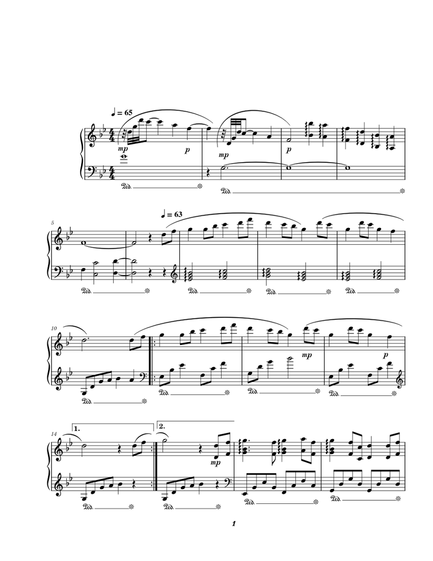Love Theme - Kaoru Wada Sheet music for Piano (Solo) | Musescore.com