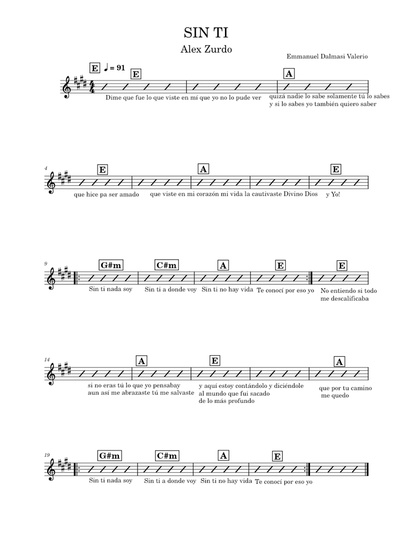 SIN_TI Sheet music for Piano (Solo) | Musescore.com
