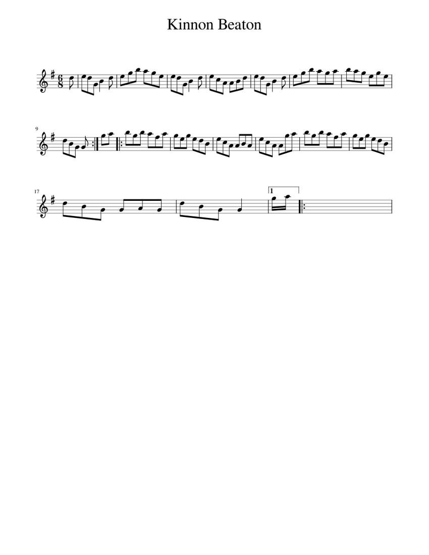Kinnon Beaton Sheet music for Piano (Solo) | Musescore.com