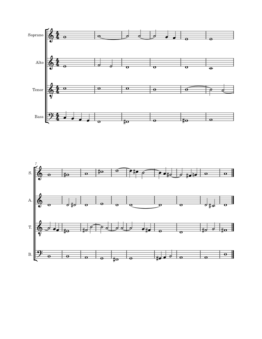 SATB stuff Sheet music for Soprano, Alto, Tenor, Bass voice (Choral ...