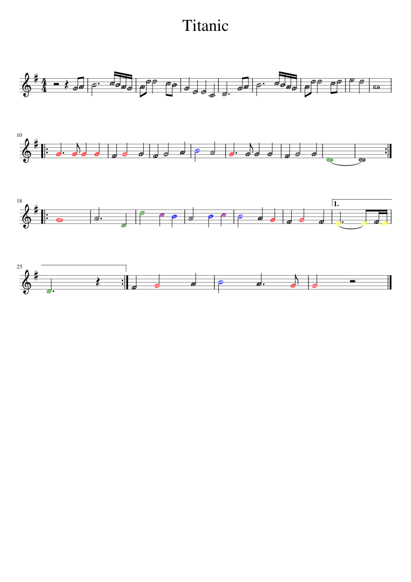 Theme Song from Titanic – Misc Traditional Titanic Sheet Music for ...