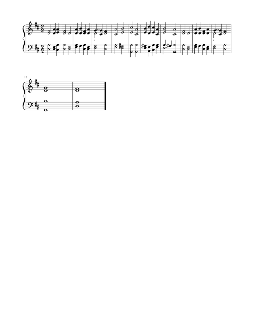Augusta Sheet music for Piano (Solo) Easy | Musescore.com