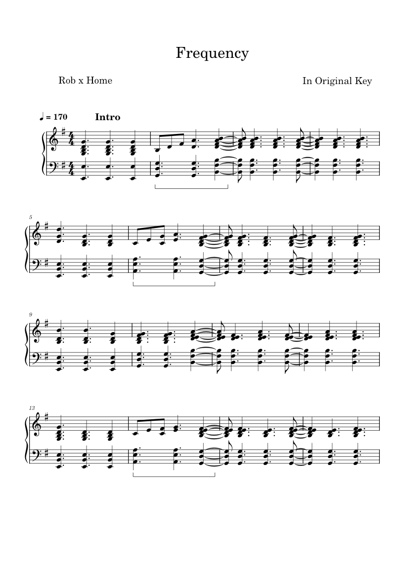 Resonance – Home Sheet Music for Piano (Solo) Easy | MuseScore.com