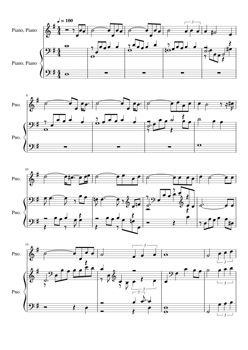 Frank Sinatra- My Way Sheet music for Piano (Solo) | Musescore.com