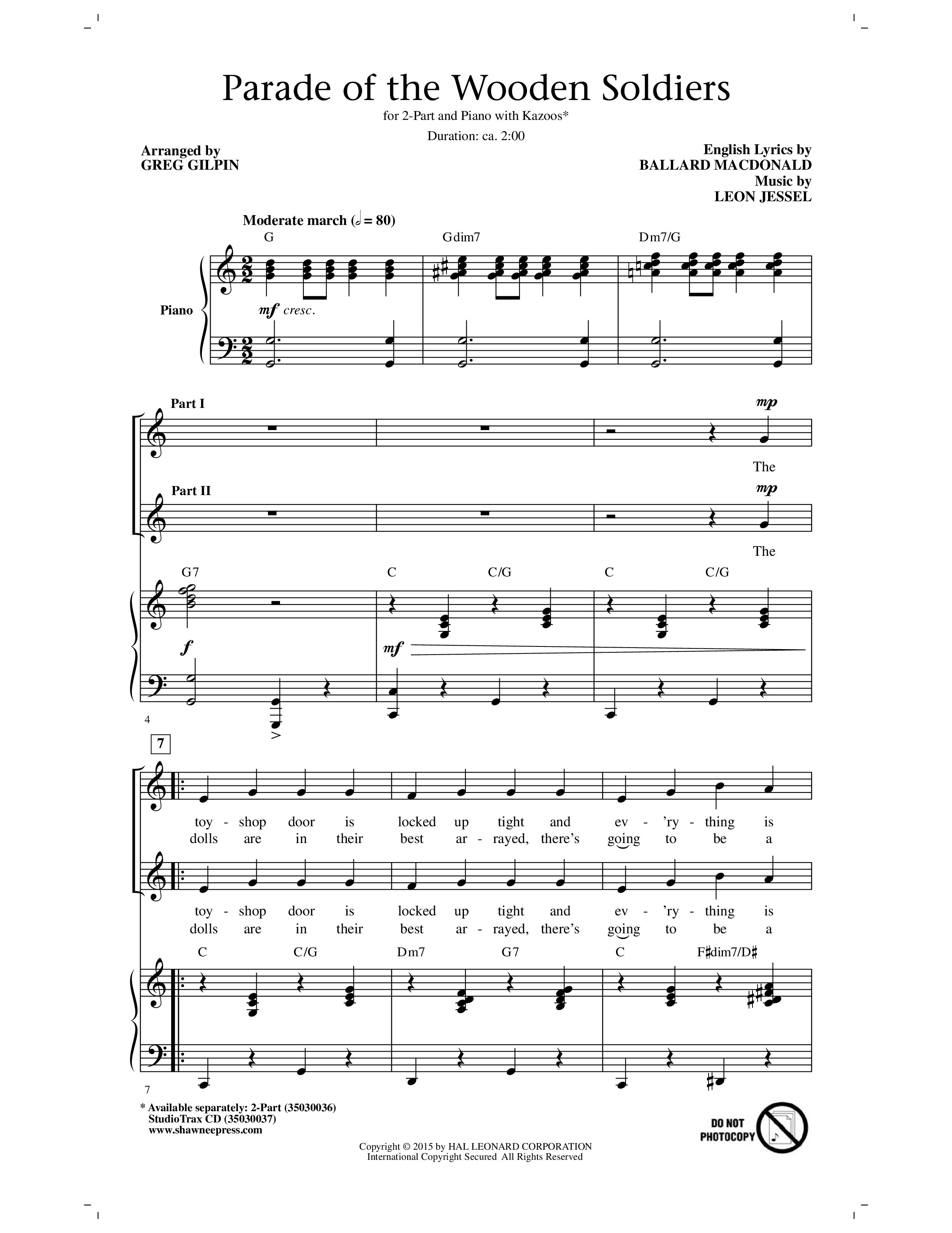 Play Official version of Parade Of The Wooden Soldiers (arr. Greg ...