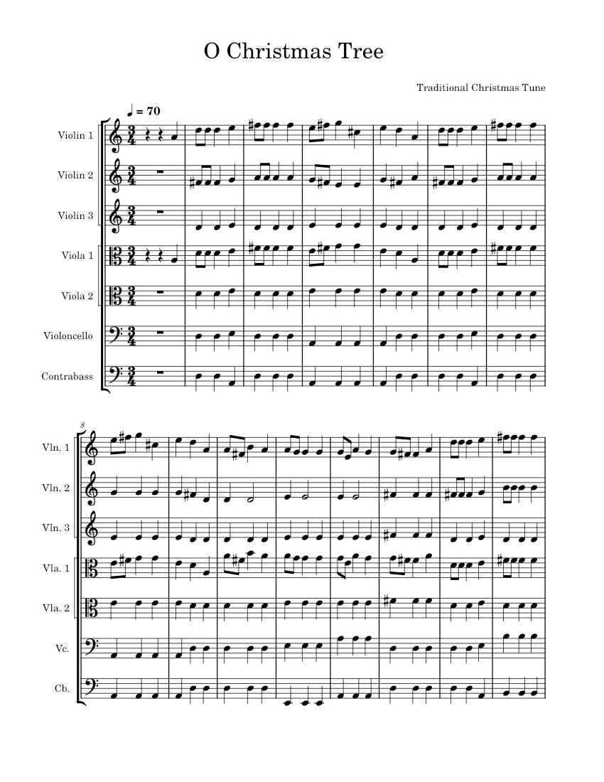 O christmas tree – Misc Christmas O Christmas Tree Sheet music for ...