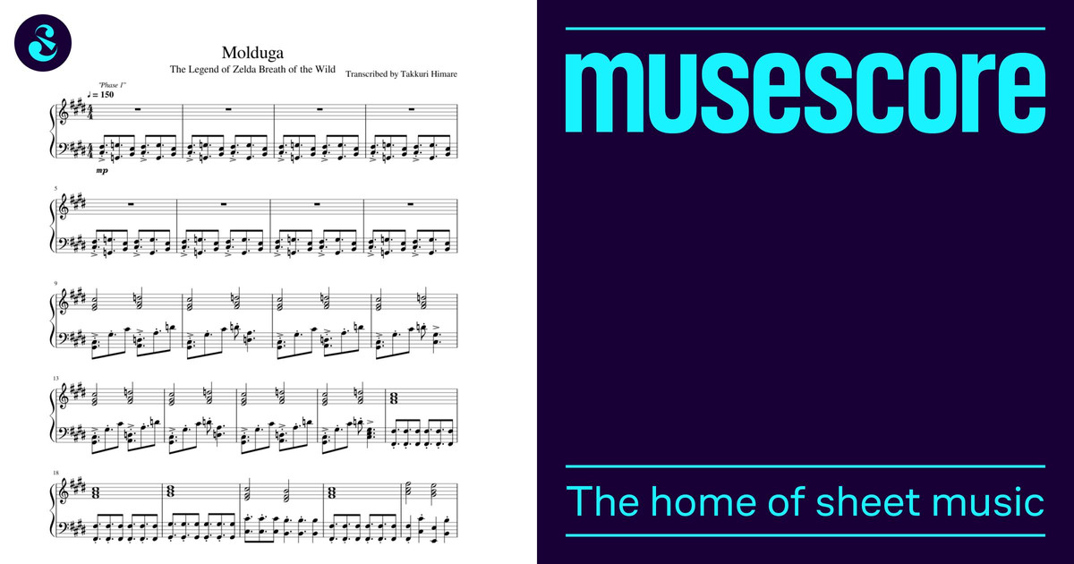 Molduga Battle Theme Sheet music for Piano (Solo) | Musescore.com