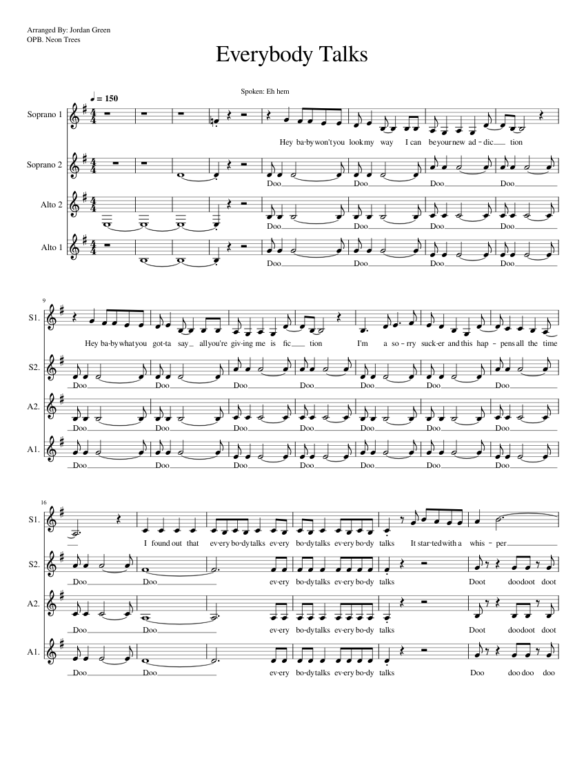 Everybody talks – Neon Trees Everybody Talks – Neon Trees Everybody ...