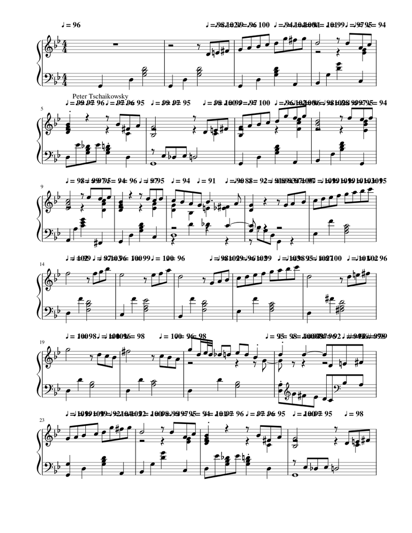 ty_juni Sheet music for Piano (Solo) | Musescore.com