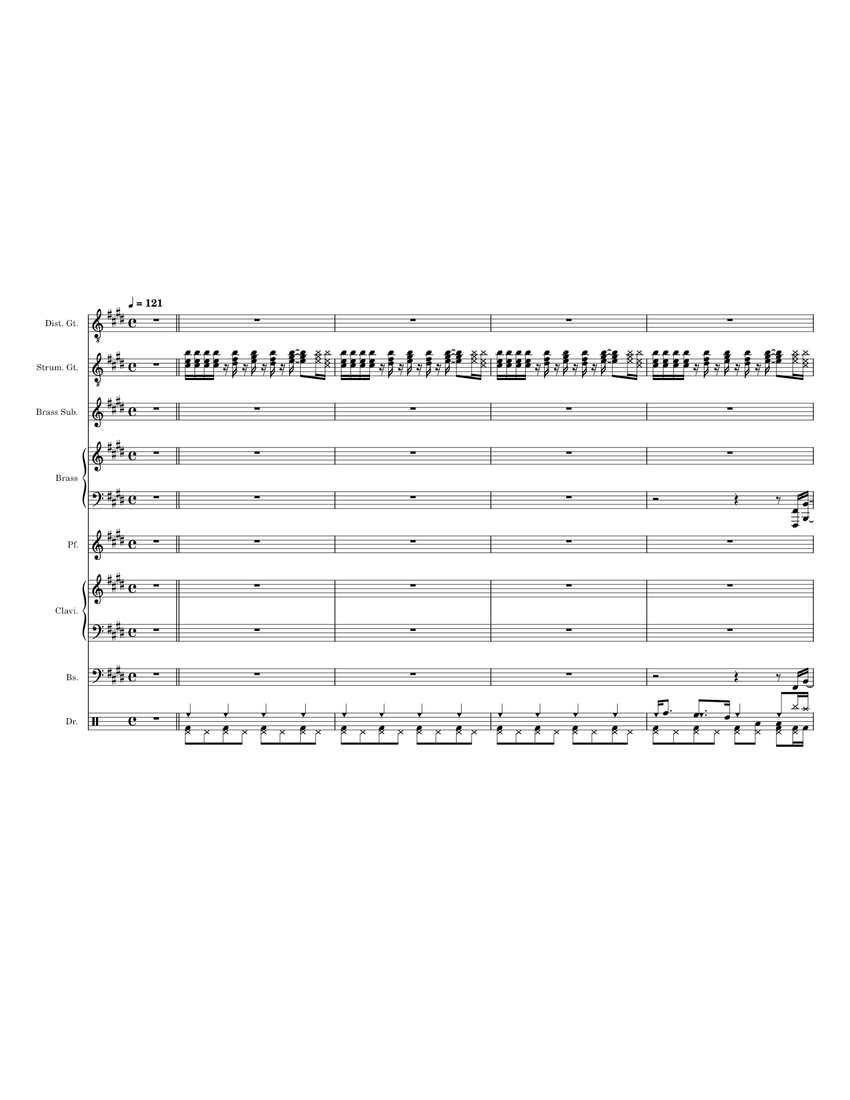 CASIOPEA Asayake Sheet music for Piano, Guitar, Bass guitar, Drum group ...