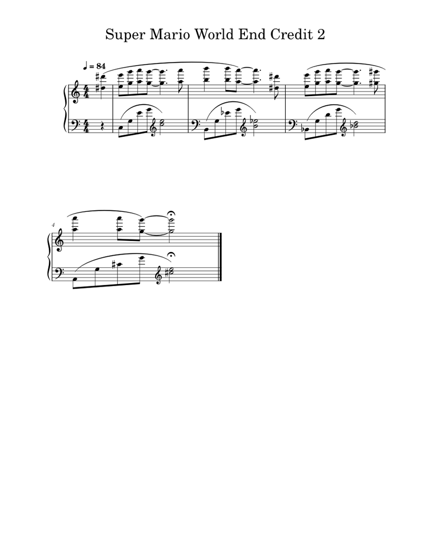 Super mario world ending theme – Koji Kondo Super Mario World End ...