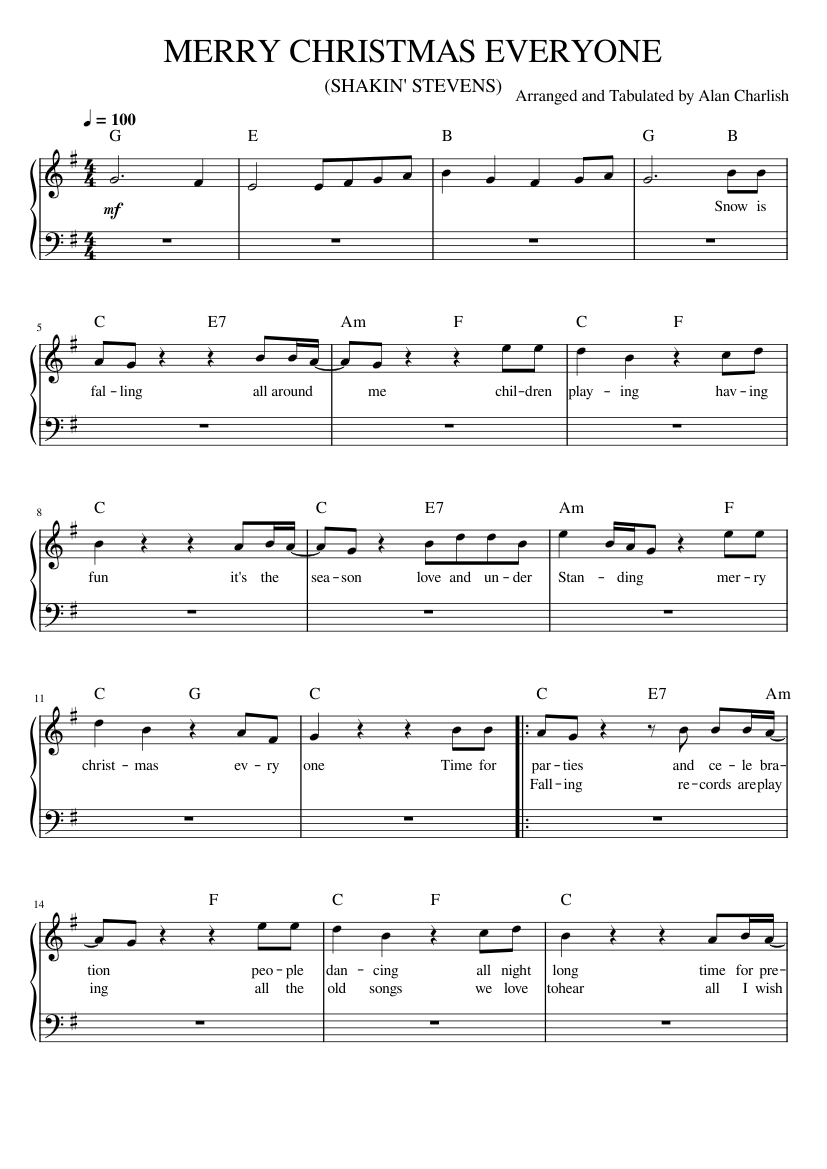 Merry christmas everyone – Shakin' Stevens Merry Christmas Everyone ...