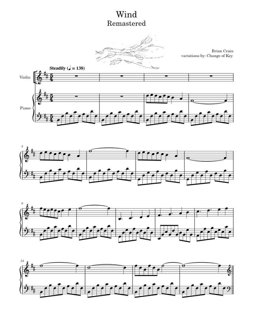 Brian Crain - Wind (Remastered / Alternate Version, read description ...