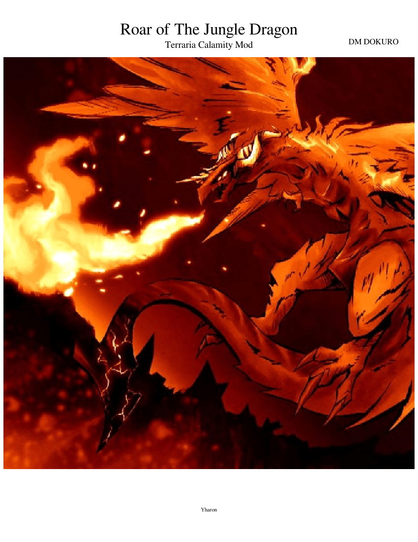 Terraria Calamity Mod Music - "Roar of The Jungle Dragon" - Theme of ...