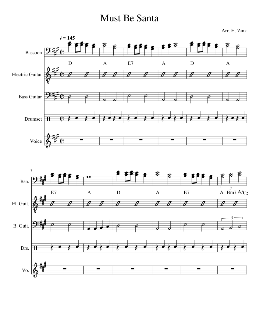 Must Be Santa - piano tutorial