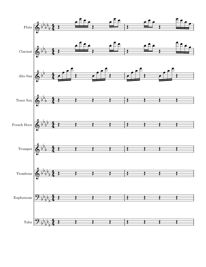 Saturn – SZA Sheet Music for Trombone, Tuba, Flute, Saxophone alto ...
