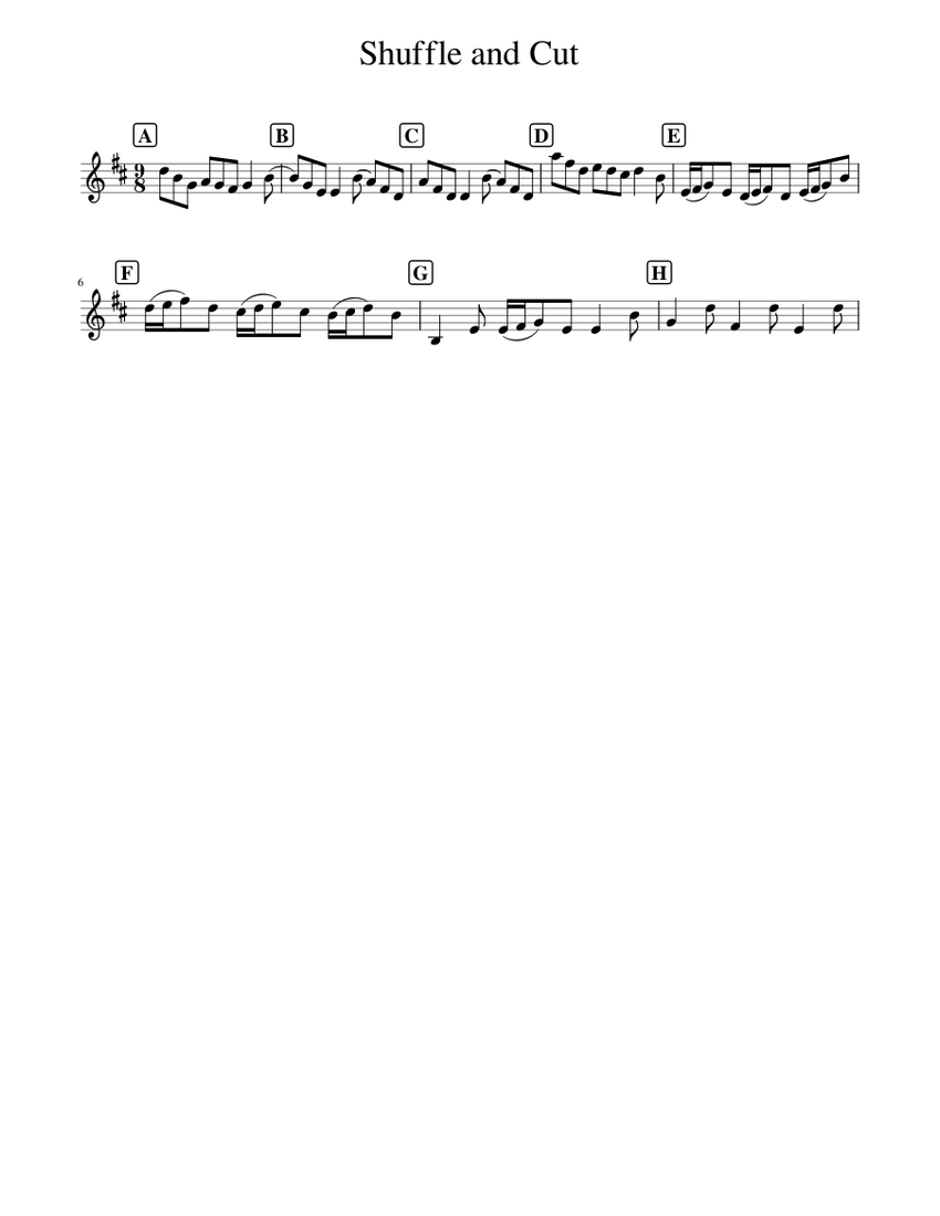 Shuffle and Cut Sheet music for Piano (Solo) Easy | Musescore.com