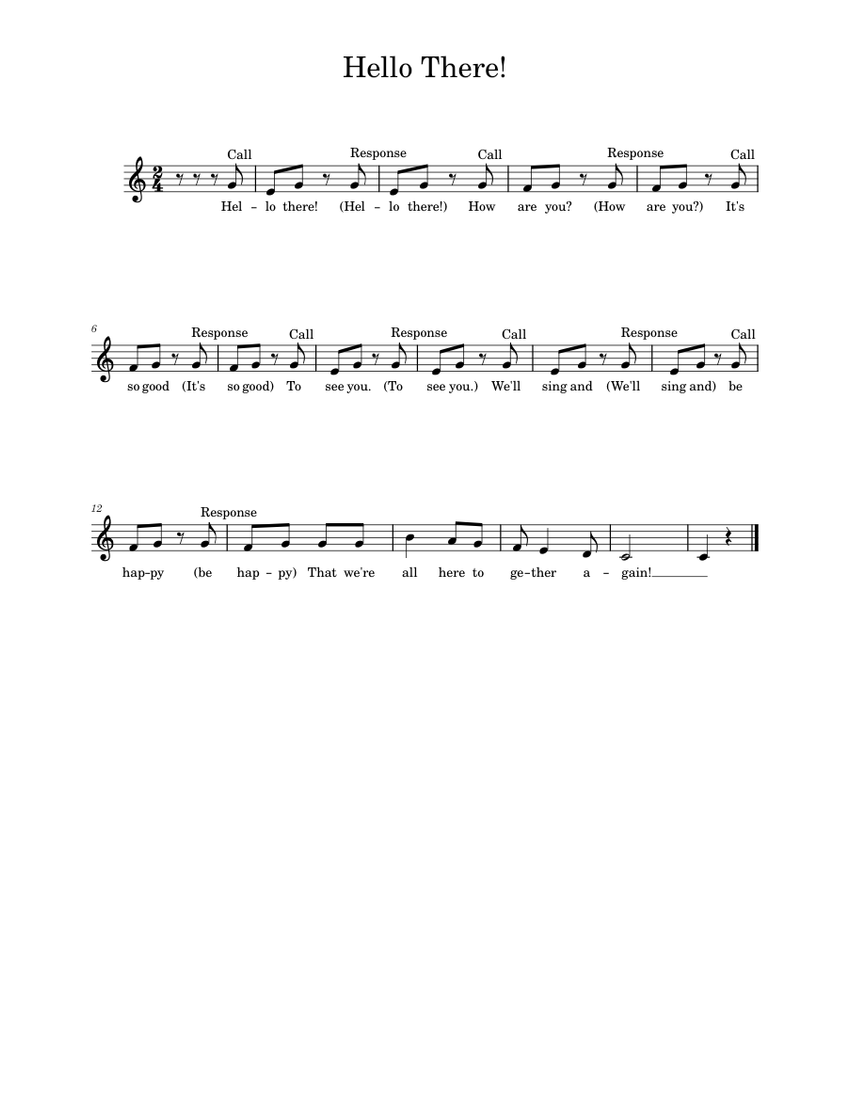 Hello There! Grade 4 Sheet music for Piano (Solo) Easy | Musescore.com