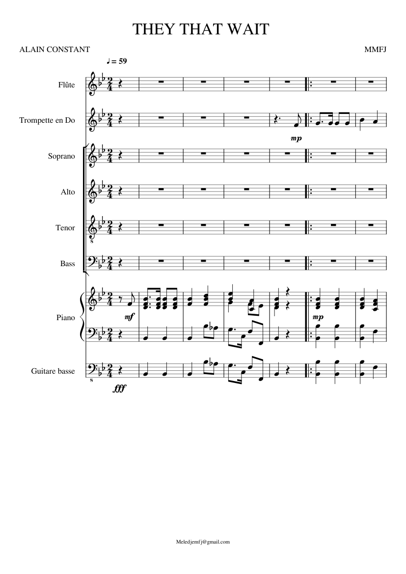 THEY THAT WAIT Sheet Music for Piano, Soprano, Alto, Tenor & more ...