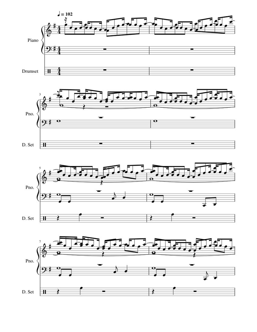 Clouds – Brian Orr Clouds.mid (Windows 95 End Credits) Sheet music for ...