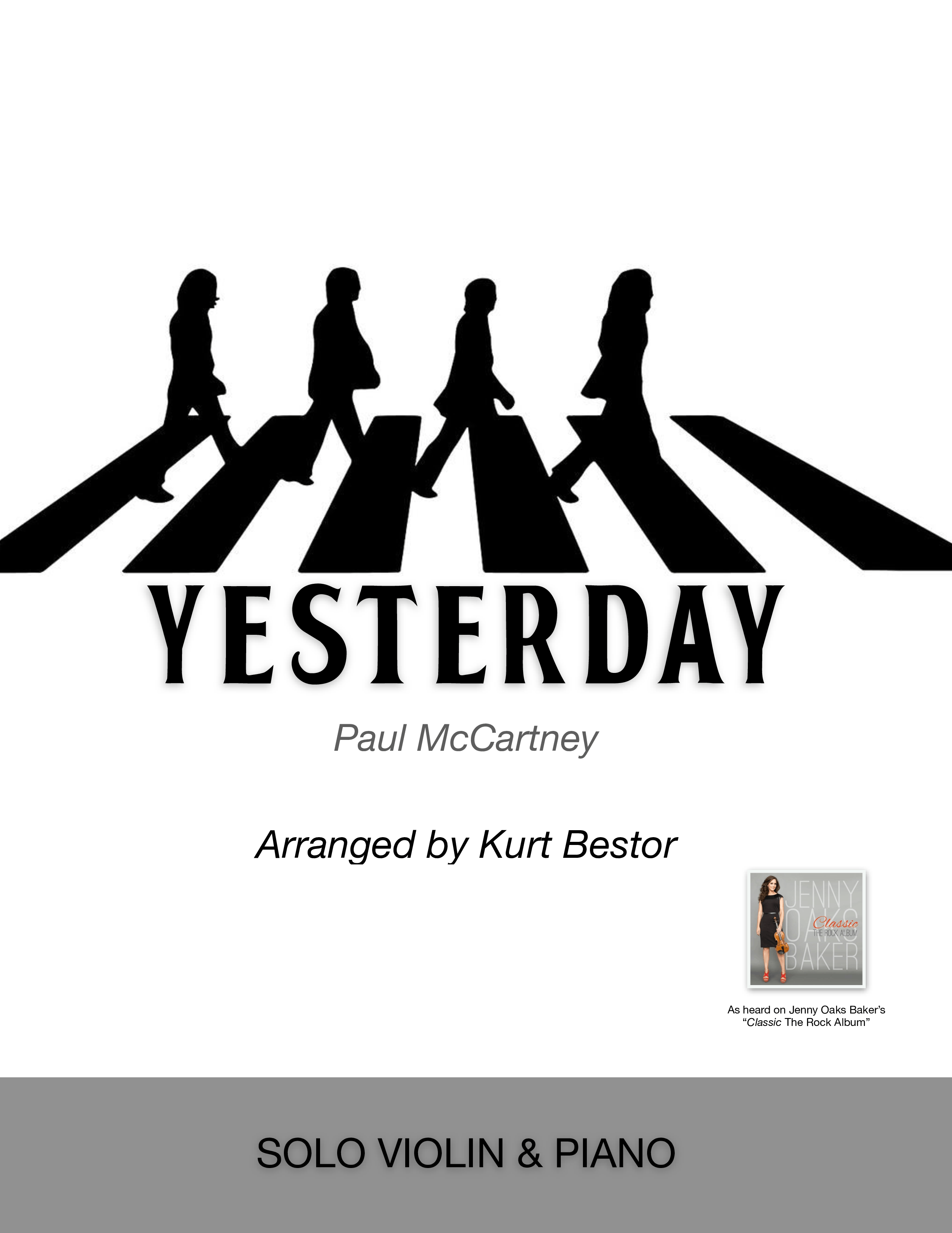 Play Official version of Yesterday Sheet Music by The Beatles for Piano ...