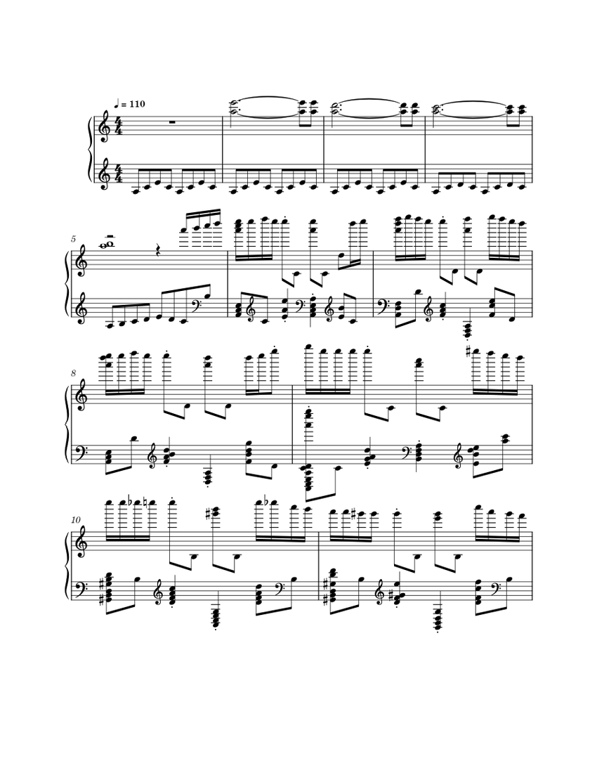 PIANO EPIC Sheet music for Piano (Solo) | Musescore.com