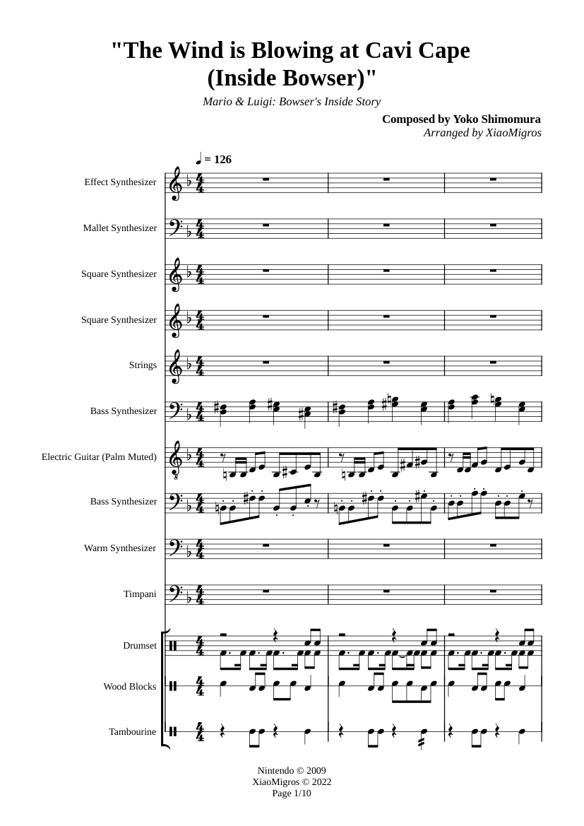 The Wind is Blowing at Cavi Cape (Inside Bowser) - Mario & Luigi Bowser ...