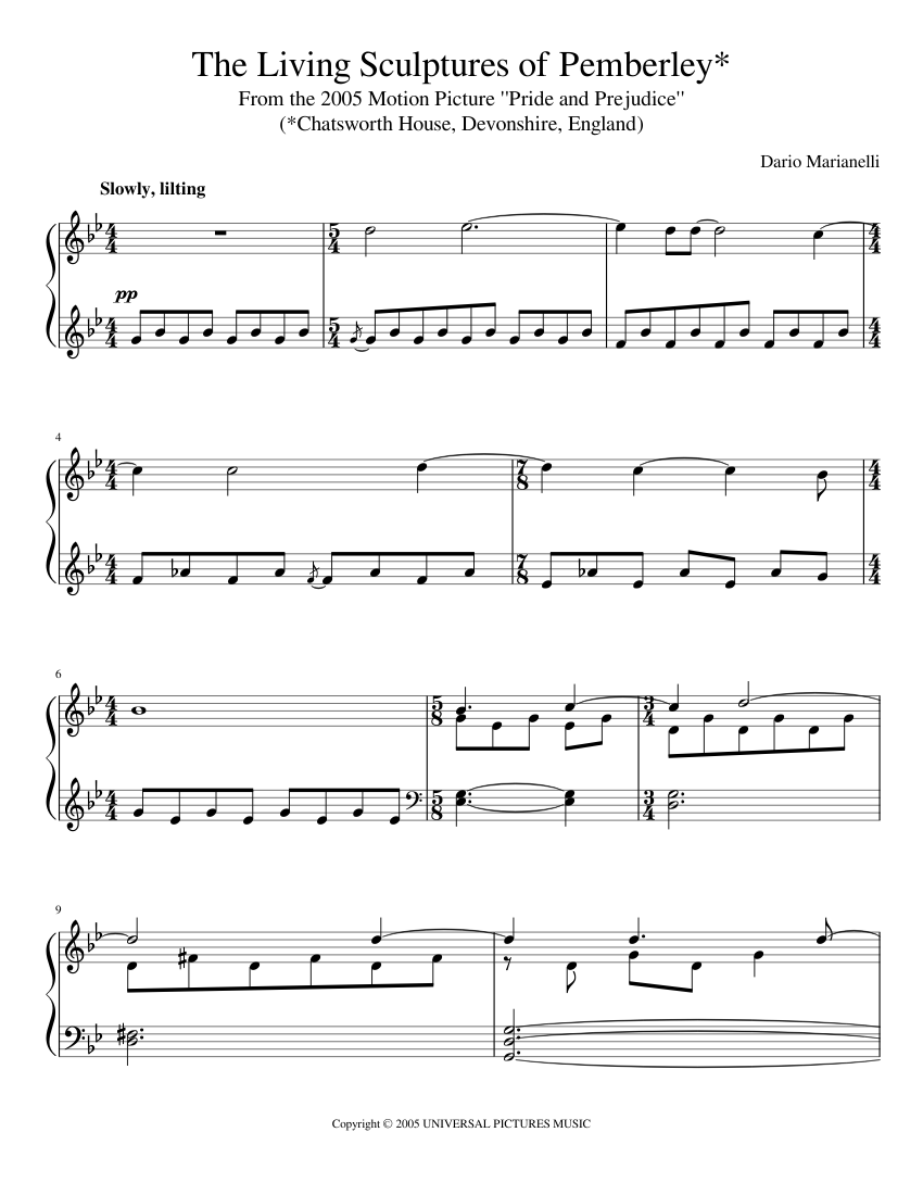 "The Living Sculptures of Pemberley" from Pride and Prejudice (2005 ...