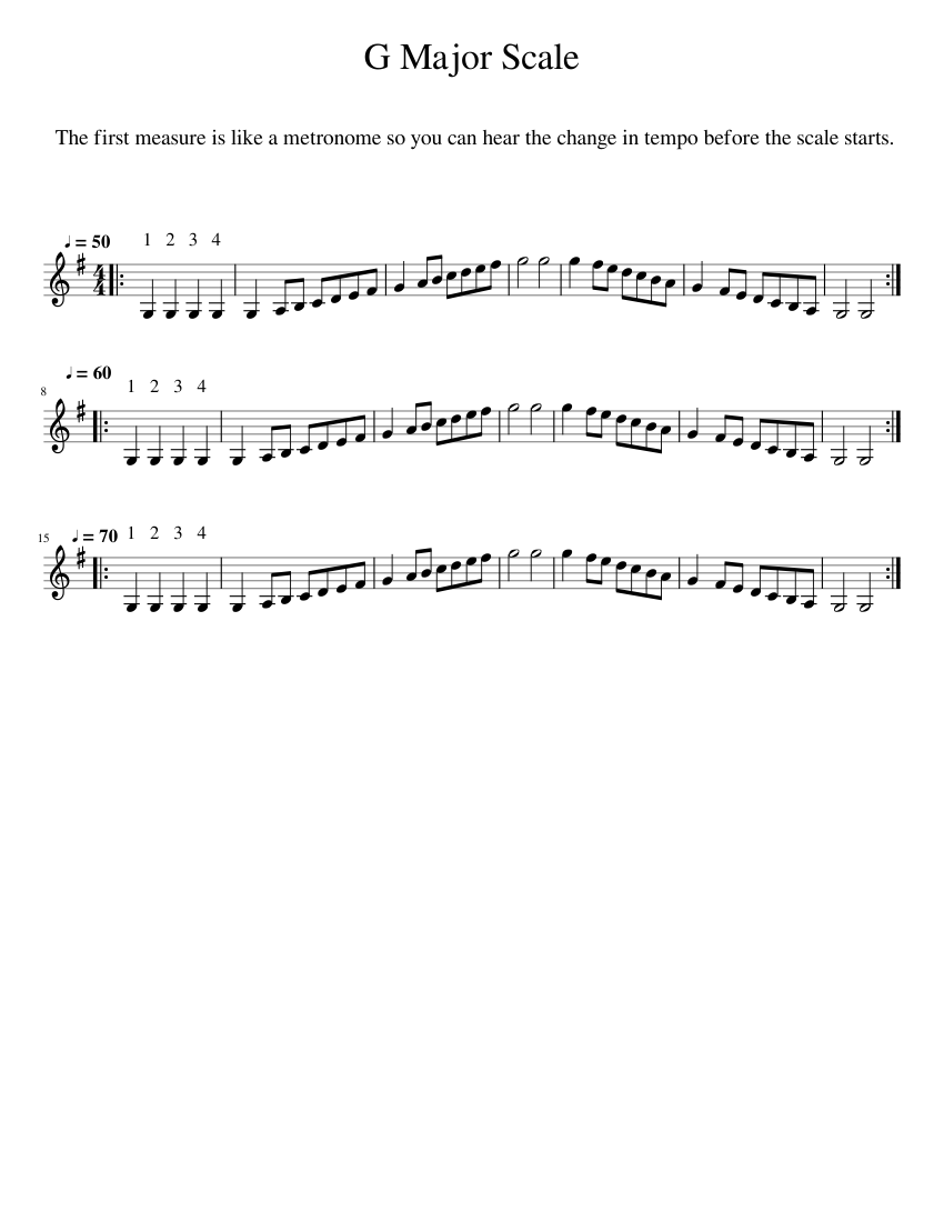 G scale Violin Sheet music for Piano (Solo) Easy | Musescore.com
