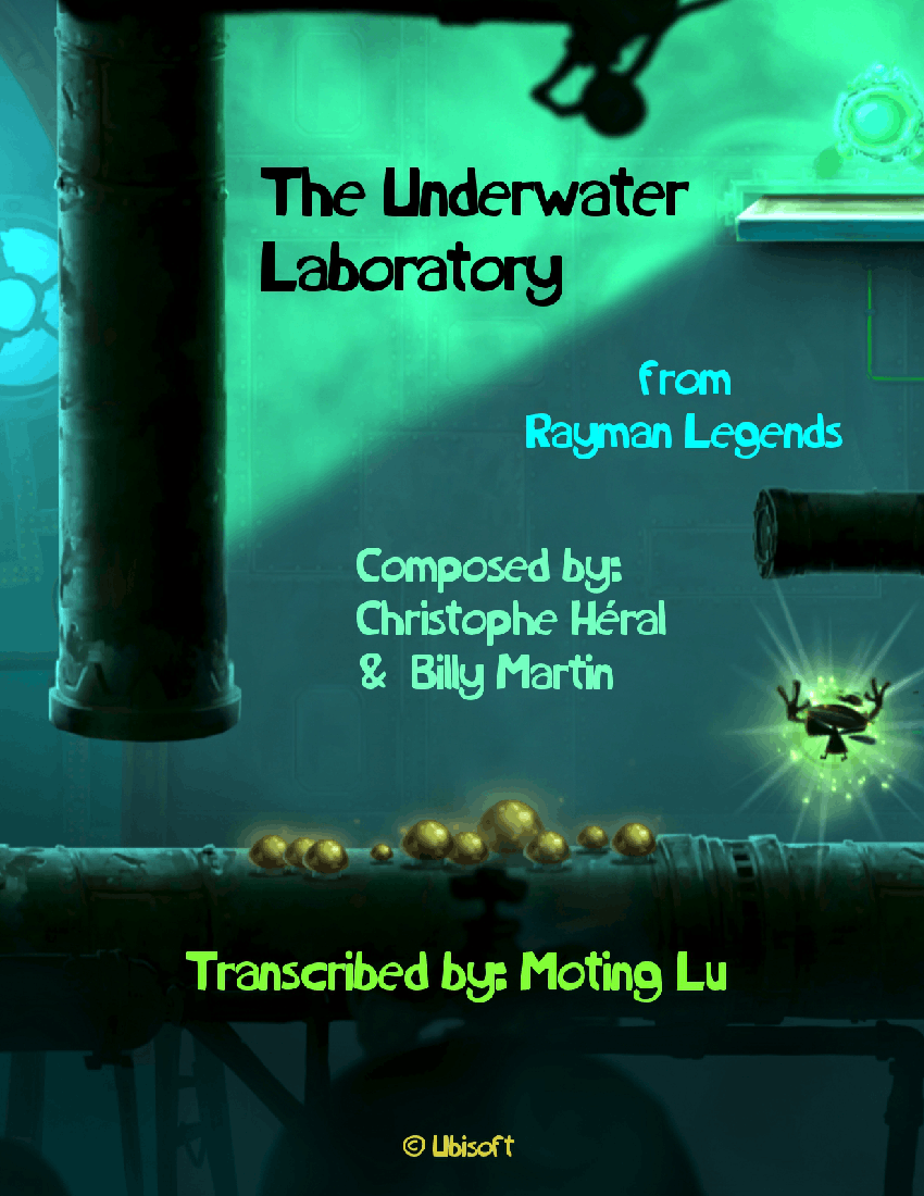 The Underwater Laboratory – Rayman Legends Sheet music for Guitar, Bass ...
