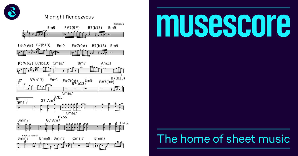 Midnight Rendezvous - Casiopea Sheet music for Guitar (Solo ...