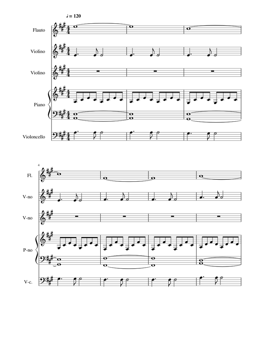 Someone Like You Sheet music for Piano, Flute, Violin, Cello (Mixed Quintet) | Musescore.com