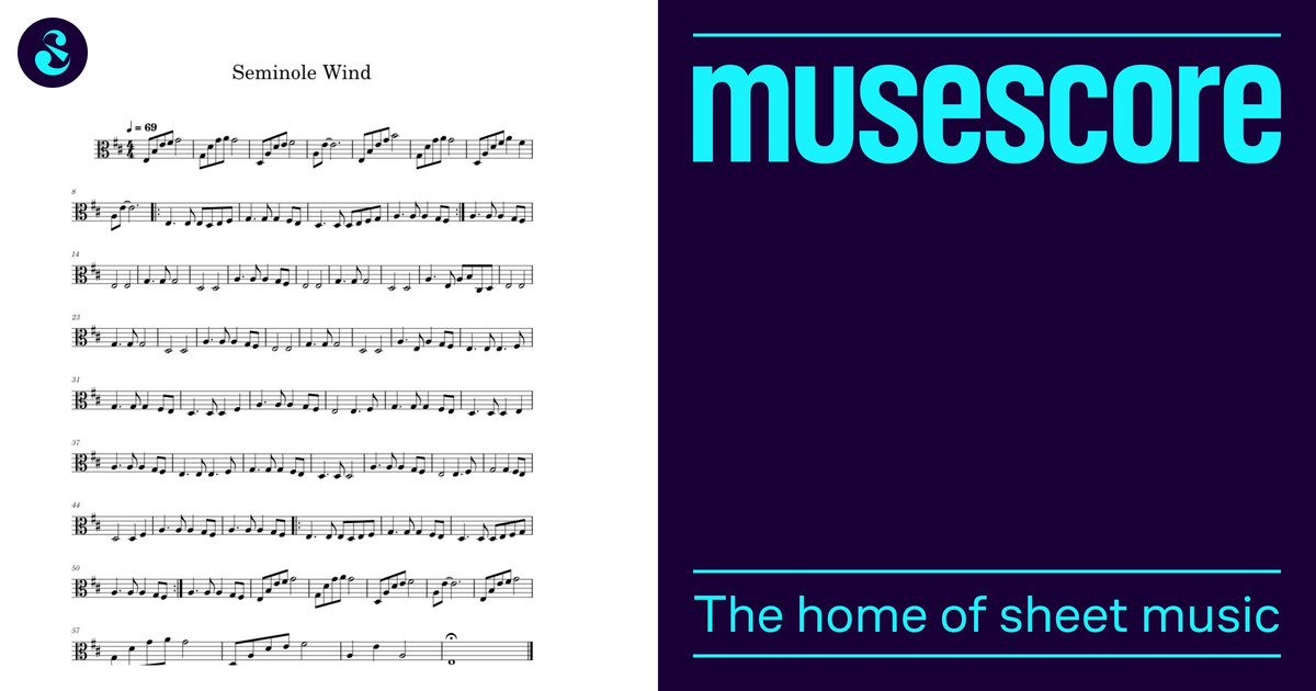 Seminole Wind Sheet music for Viola (Solo) | Musescore.com