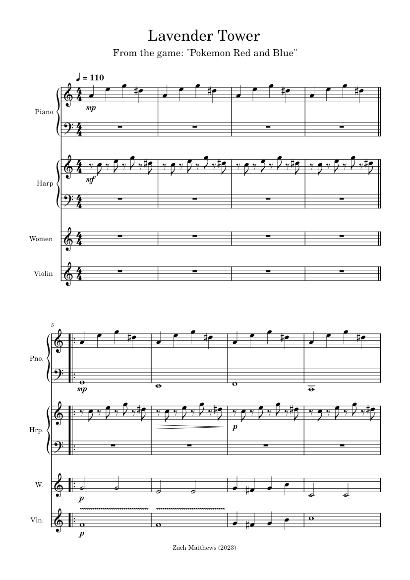 Pokemon - lavender town theme – Misc Computer Games Lavender Tower ...