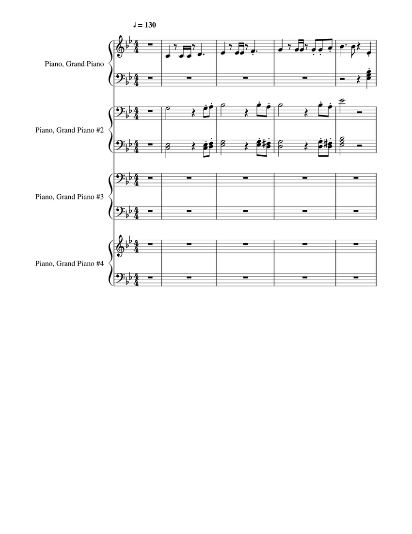 My First Composition - piano tutorial