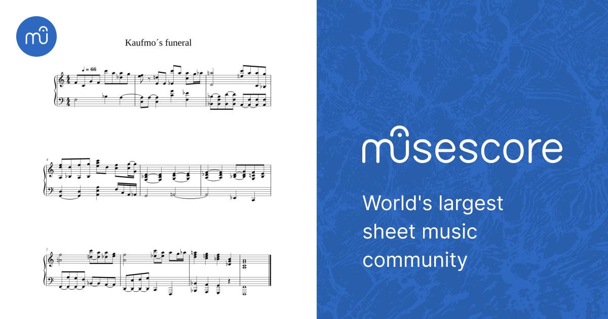 Kaufmo´s funeral amazing digital circus kalfmo funeral Sheet music for ...