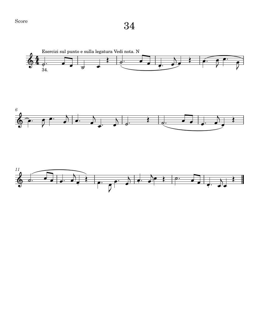 Pozzoli – Pozzoli 34 Sheet music for Piano (Solo) | Musescore.com