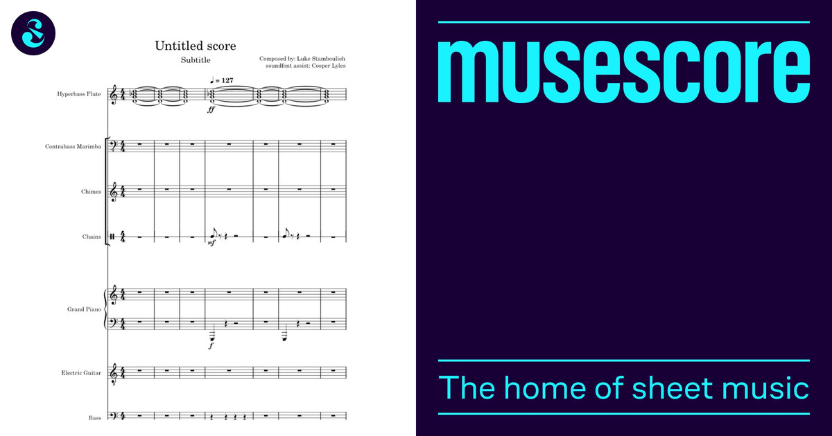 dual updated afs Sheet music for Piano, Flute, Guitar, Bass guitar ...