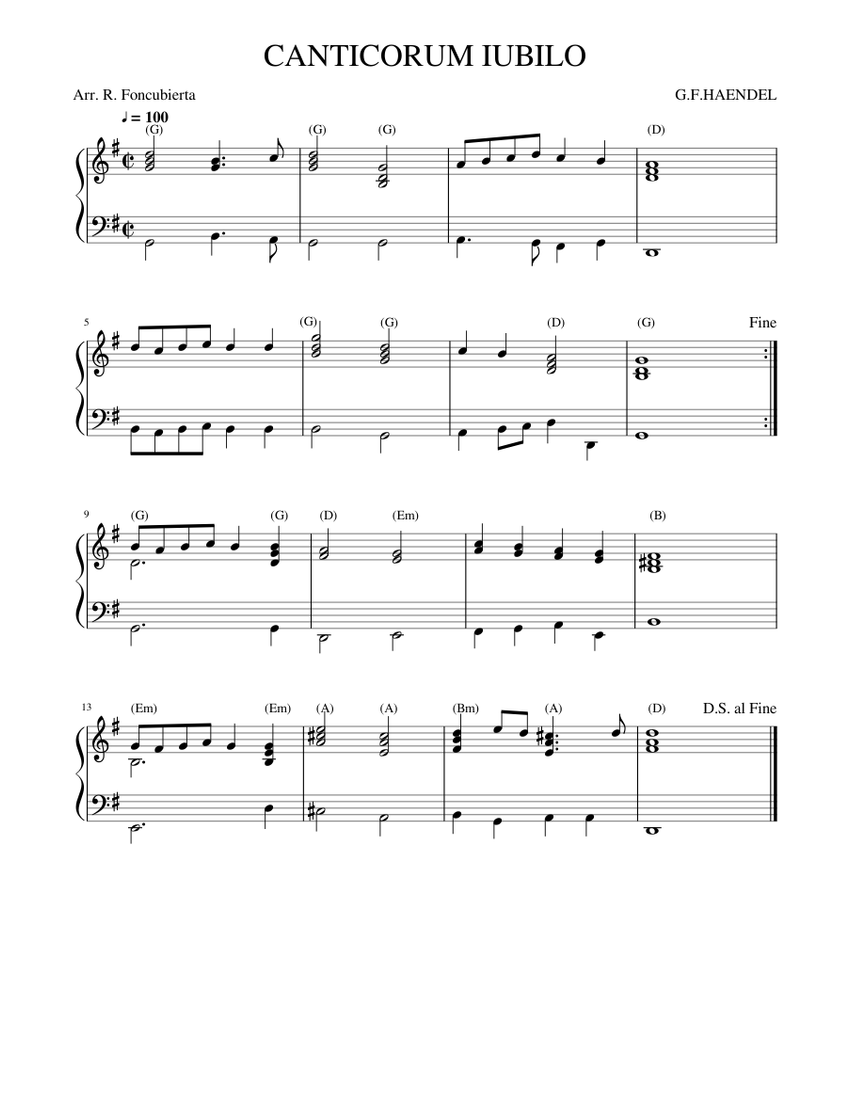 CANTICORUM IUBILO Sheet music for Organ (Solo) | Musescore.com