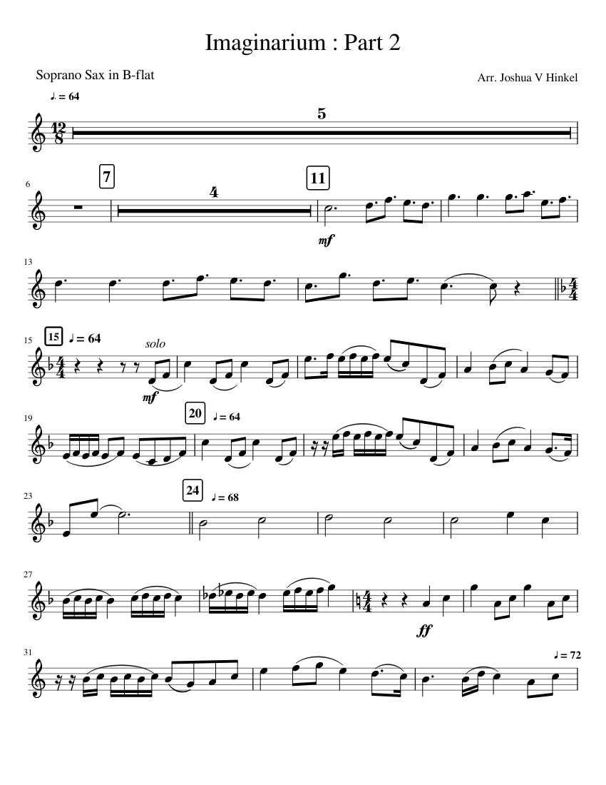 Imaginarium : Part 2 Sheet music for Piano (Solo) | Musescore.com