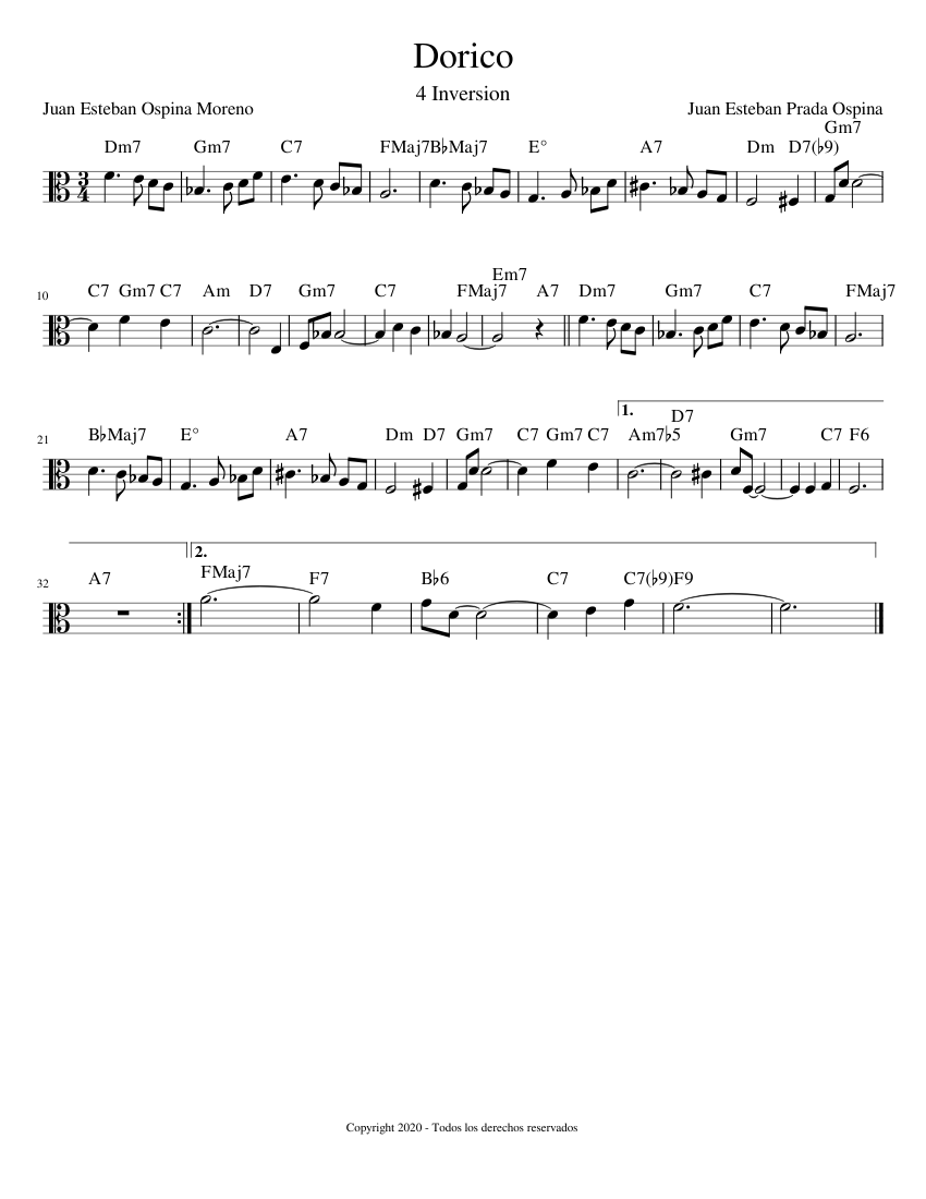 Dorico Sheet music for Viola (Solo) | Musescore.com