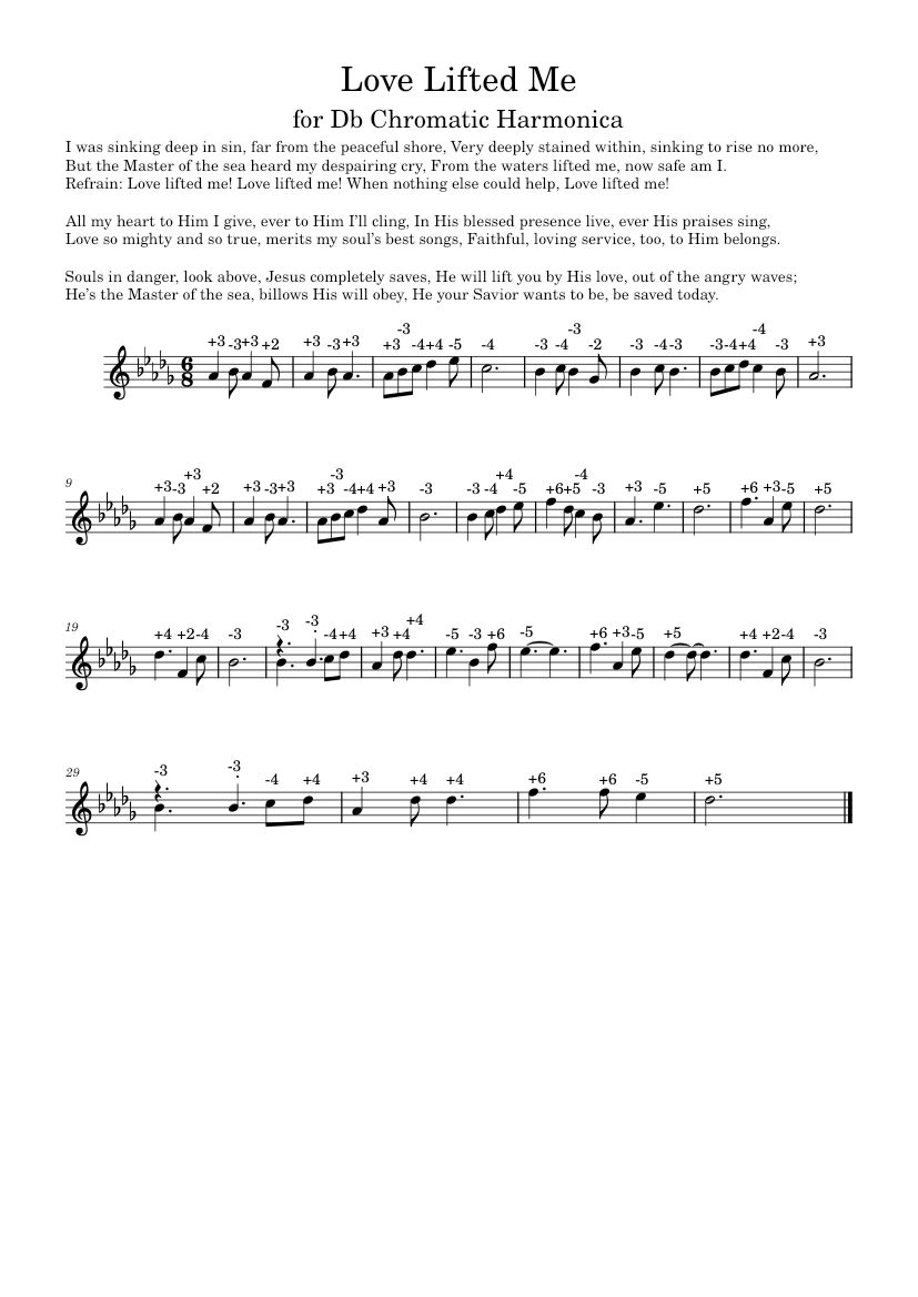 Love lifted me – Howard E. Smith Sheet Music for Piano (Solo) Easy ...