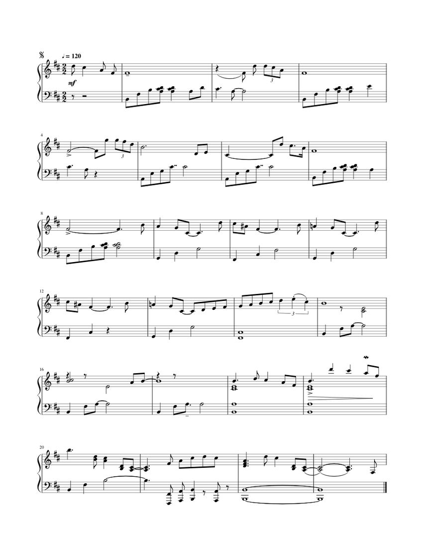 FATHERS SONG Sheet music for Drum group (Solo) | Musescore.com
