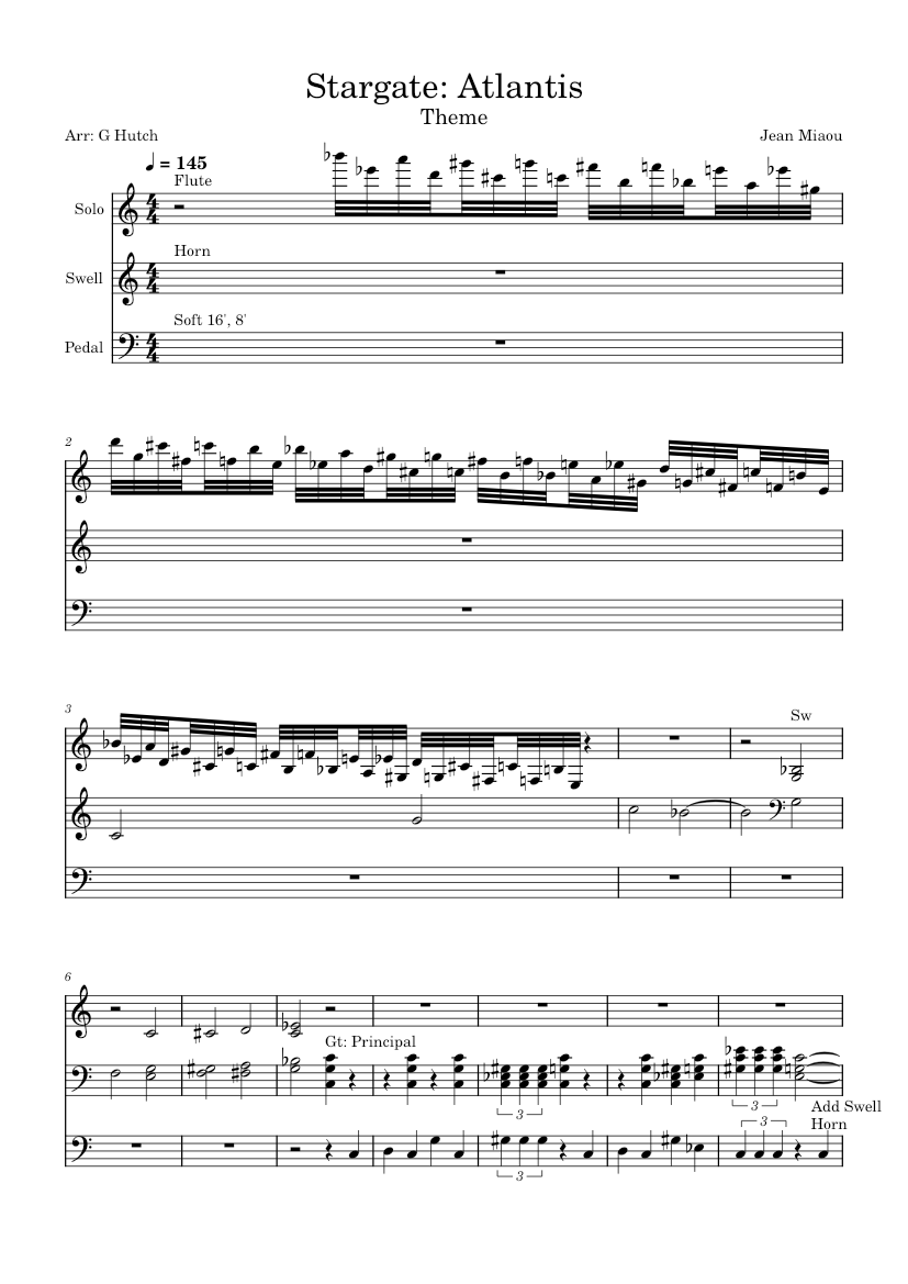 Stargate Atlantis—Organ Cover - piano tutorial