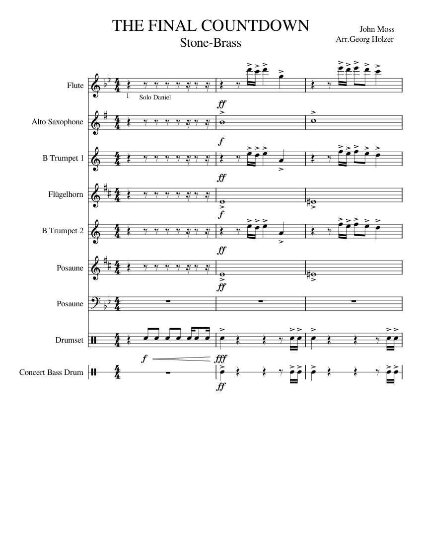 The Final Countdown – Europe The Final Countdown_V1 – Europe Final ...