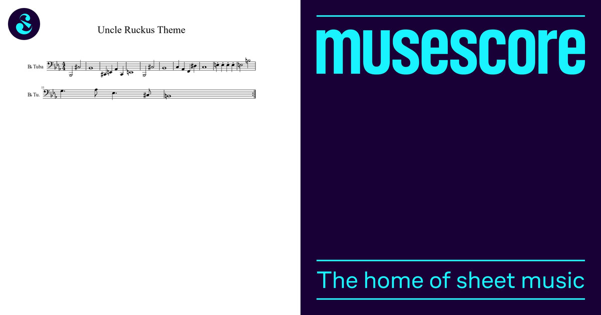Uncle Ruckus Theme Sheet music for Tuba (Solo) | Musescore.com