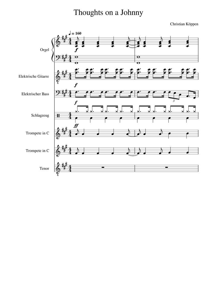 Thoughts on a Johnny - piano tutorial