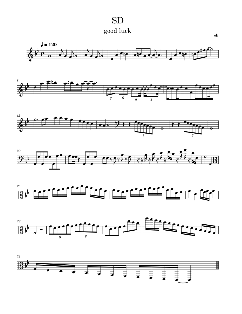 SD Sheet music for French horn (Solo) | Musescore.com